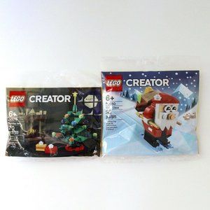Lego | Toys | Lego Creator Holiday Tree 3576 And Santa Clause 30580 Set ...